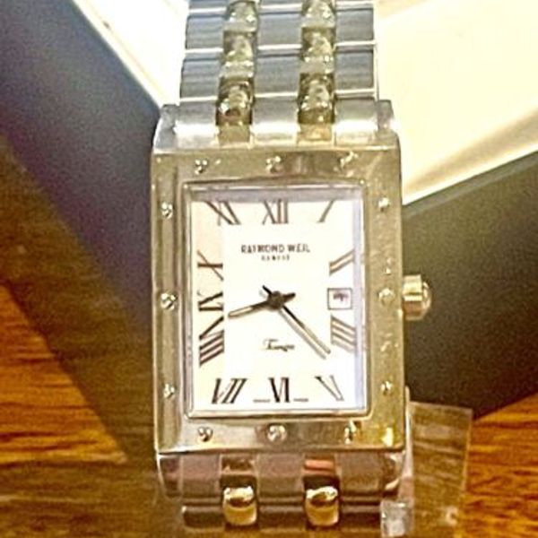 Raymond Weil Tango Collection 5380 Stainless-Steel 18k GP -Full-Set ...