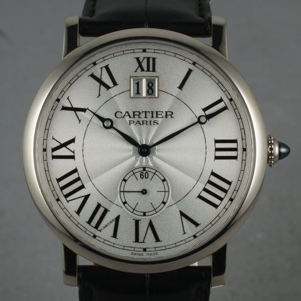 FS: Cartier Cartier Privee Rotande Large Date 18K White GoldRef. No ...