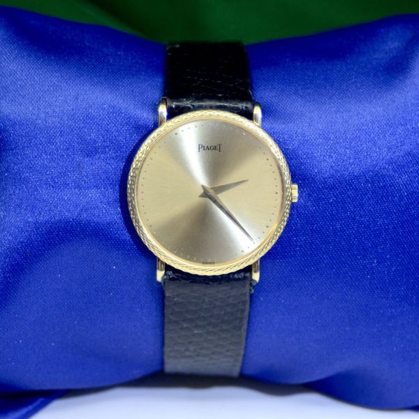 Piaget 18K Yellow Gold watch REF. 9016 1980s 30mm | WatchCharts Marketplace