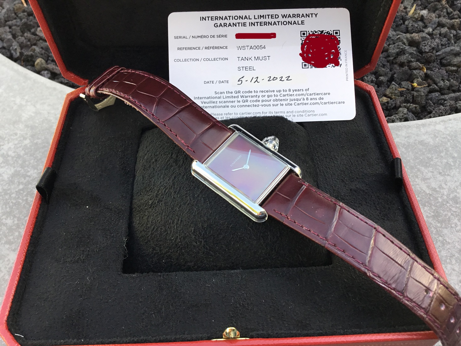 FS: Cartier Tank Must WSTA0054 Claret | WatchCharts