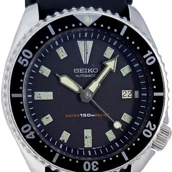 Vintage SEIKO 7002 diver watch with Genuine dial, hands, BIG case ...
