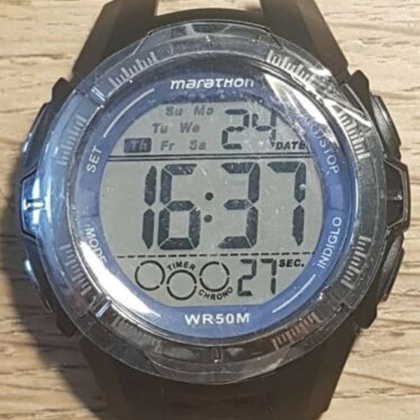 Mens Marathon by Timex digital watch - WORKING - Indiglo light - T5K359 | WatchCharts Marketplace