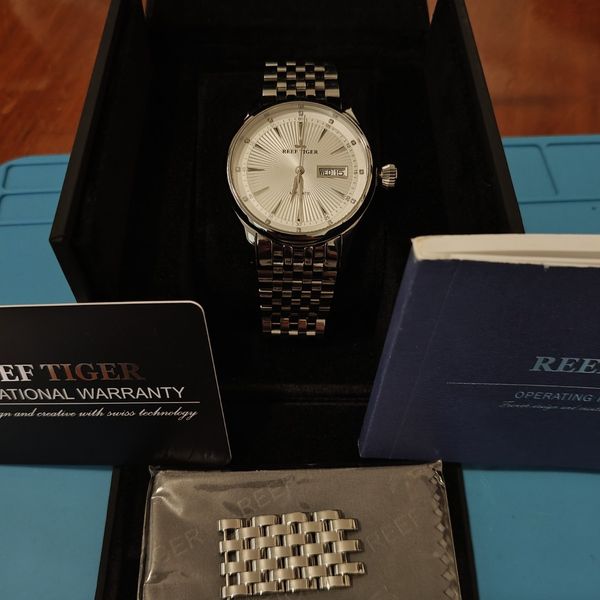 Reef Tiger RGA8232 Automatic Watch, Seiko NH36, Sapphire, Day/Date ...