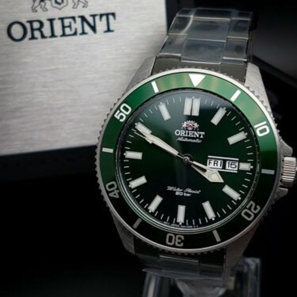 Orient Kano Green Dial Automatic RA-AA0914E19B 200m Men's Watch ...