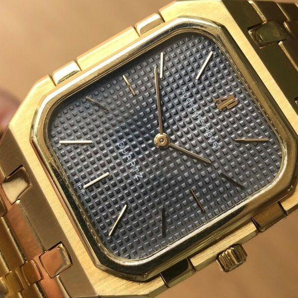 FS: Audemars Piguet Royal Oak Rectangular Jumbo 18k Gold 32 mm Quartz ...