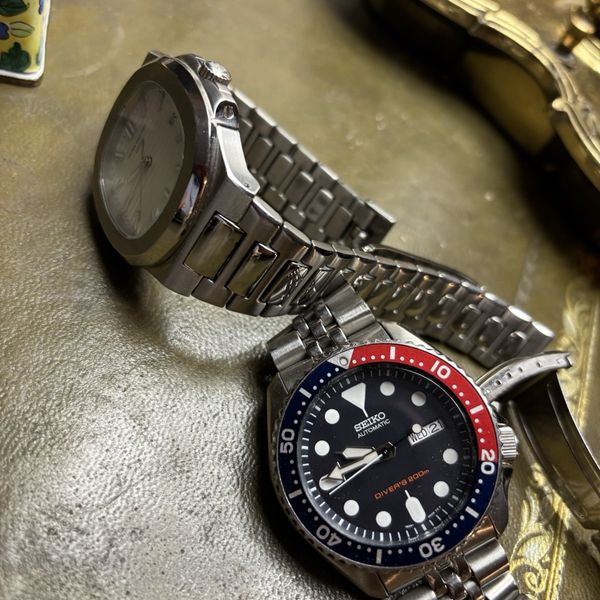 Seiko Pepsi Diver Watch And Nautilus Style Watch | WatchCharts Marketplace