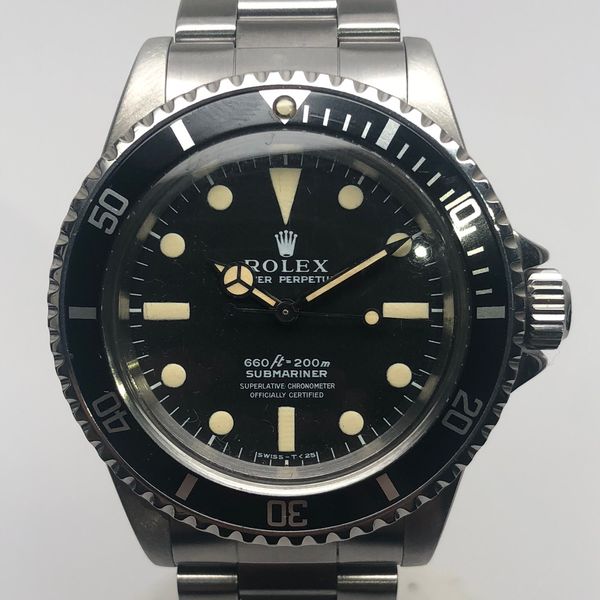 Rolex 5512 4 line 4.1 mil serial MINT DIAL/HANDS! | WatchCharts Marketplace