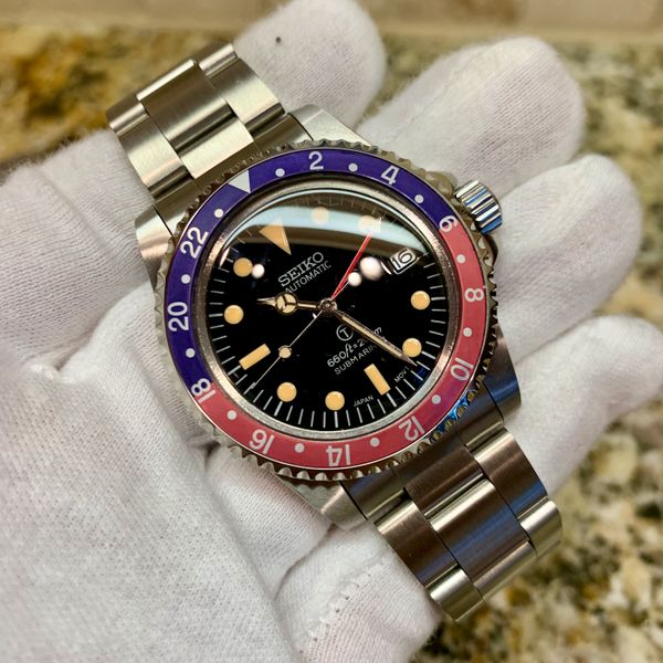 [WTS] Vintage style GMT Seiko NH35 Build w/GMT Hand! | WatchCharts ...