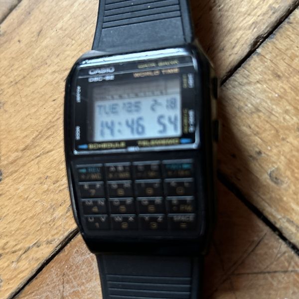 1993 Casio DBC-62 vintage watch lcd with databank 1990s | WatchCharts ...