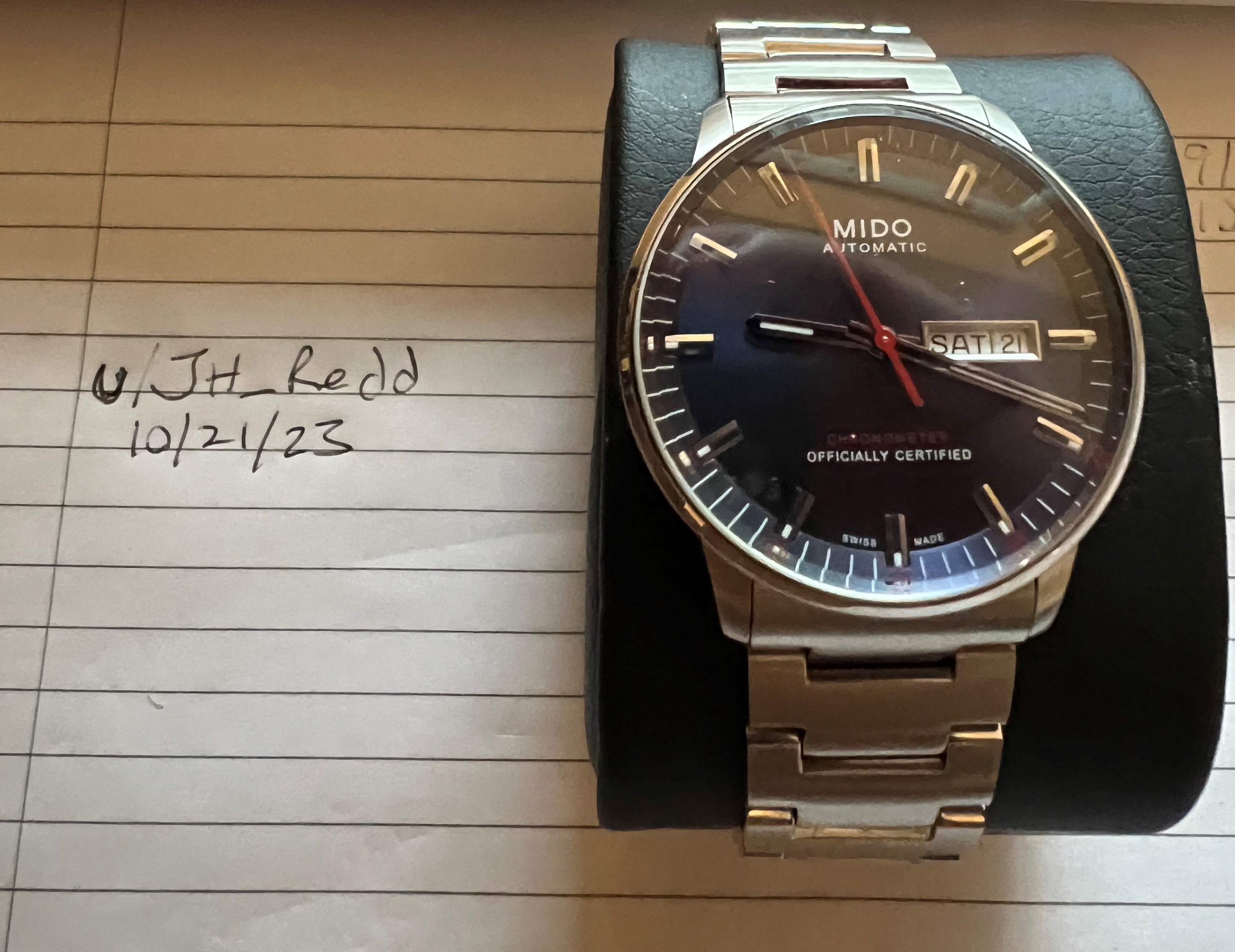 [WTS] Mido Commander 2 Chronometer | WatchCharts Marketplace