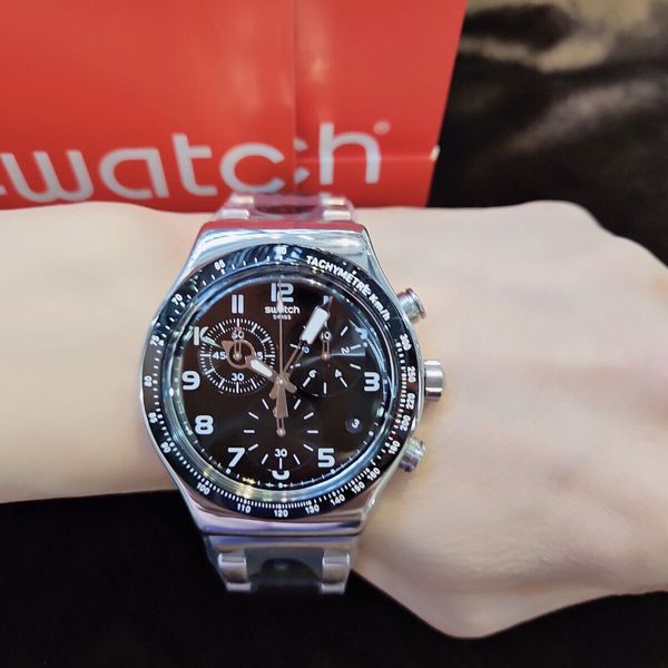 Swatch Chrono Speed Up YVS441G New in Box | WatchCharts Marketplace