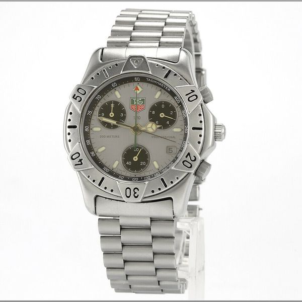 Rare Retro TAG HEUER 540.206R 2000 Series 1/10 Chronograph Watch ...
