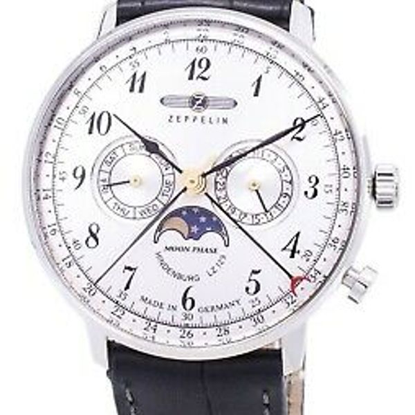 Zeppelin Series LZ 129 Hindenburg Germany Made 7036-1 70361 Men's Watch ...