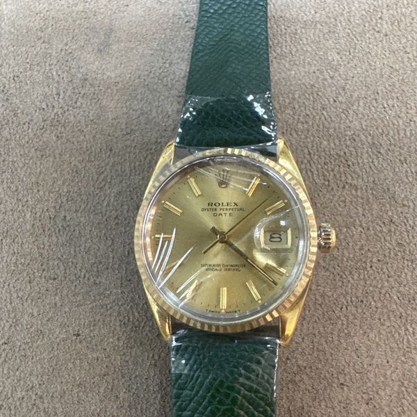 Rolex 15505 gold steel automatic perpetual date size 34 | WatchCharts ...