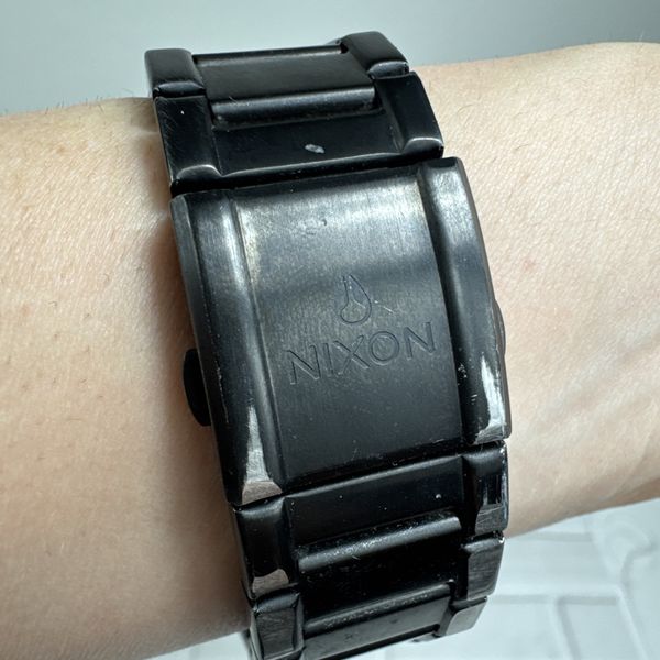 NIXON The Cannon Quartz Men's Watch Black Dial Analog Round Face from ...
