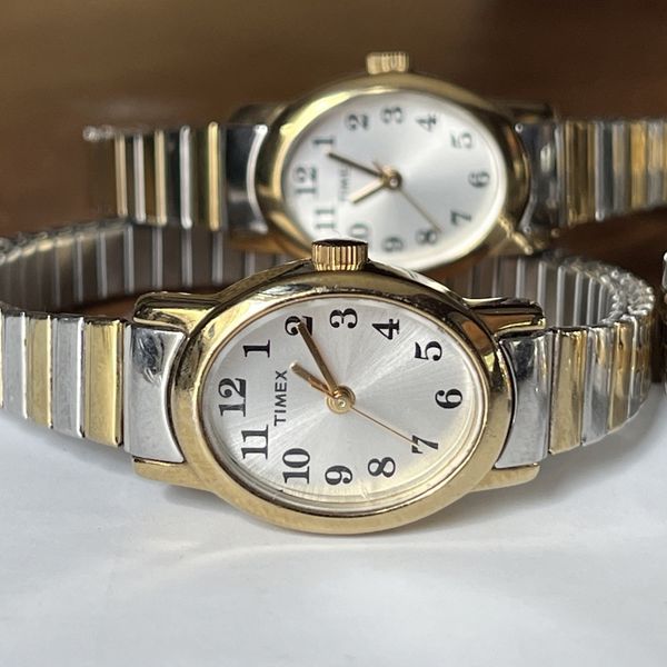 LOT OF 4** TIMEX Stainless Steel Expansion Women's Watches *NEEDS ...
