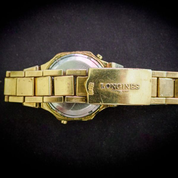 Not Working - Rare vintage men's Longines Gemini digital watch LCD/ LED ...