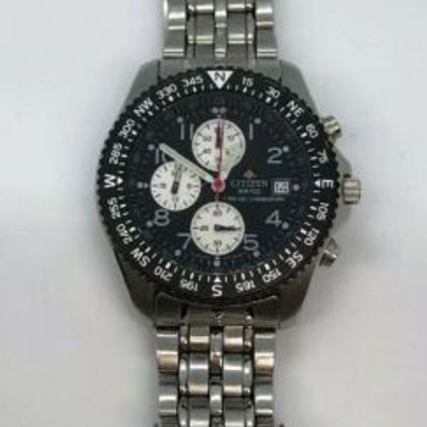 Citizen 0610-H03299 Promaster WR100 43mm Case Black Face Chronograph ...