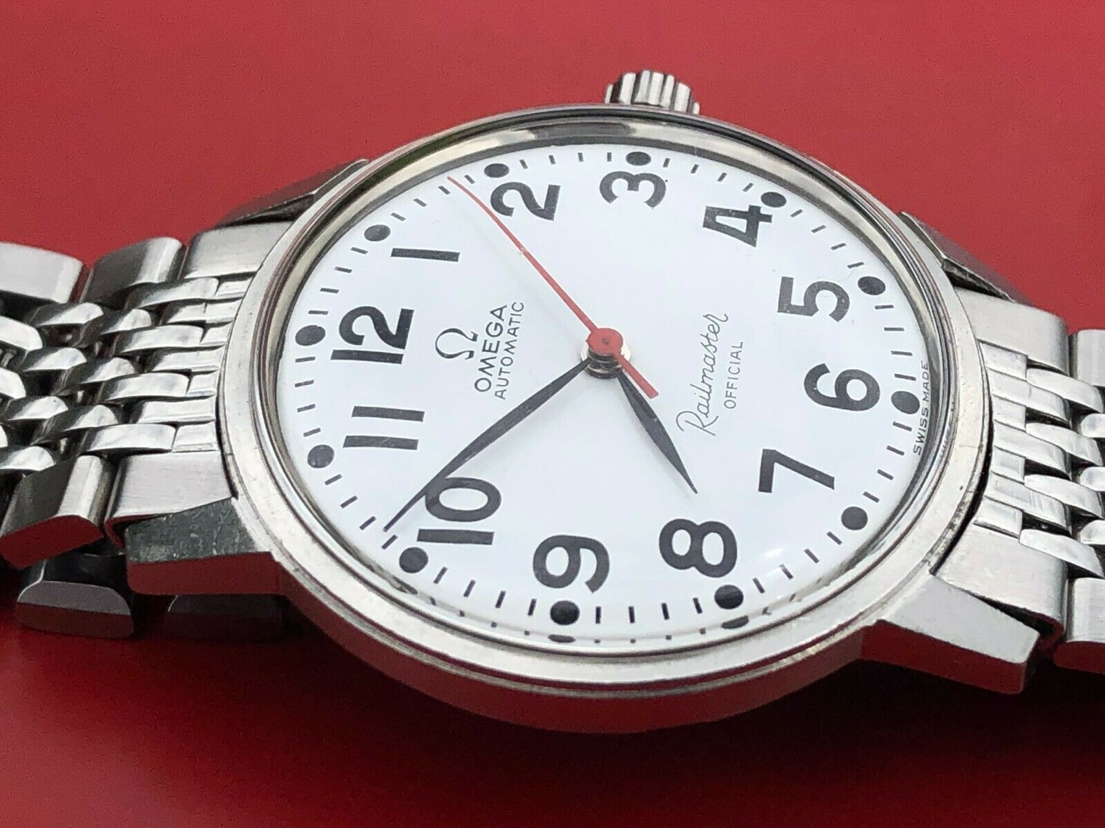 1966 Omega Railmaster Official- RR Auto Cal.550 Ref.165.002 w/ Bracelet ...