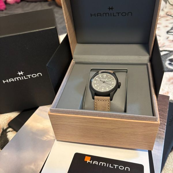 Hamilton Khaki Field Gray Men's Watch - H70215880 | WatchCharts Marketplace