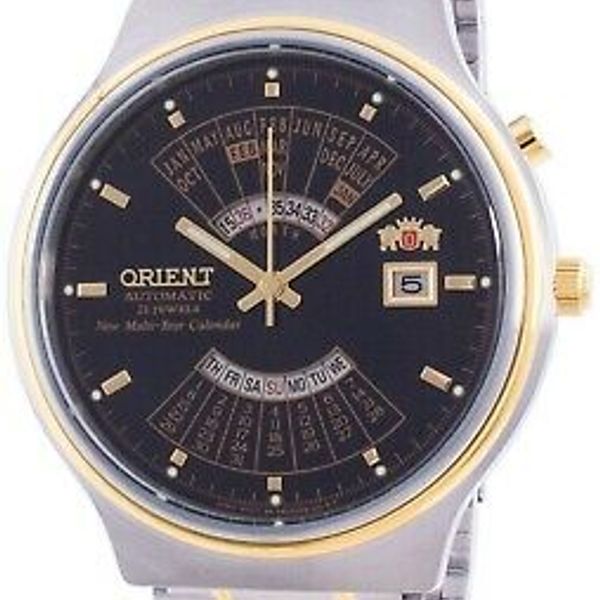 Orient Multi Year Calendar Perpetual World Time Automatic FEU00000BW ...