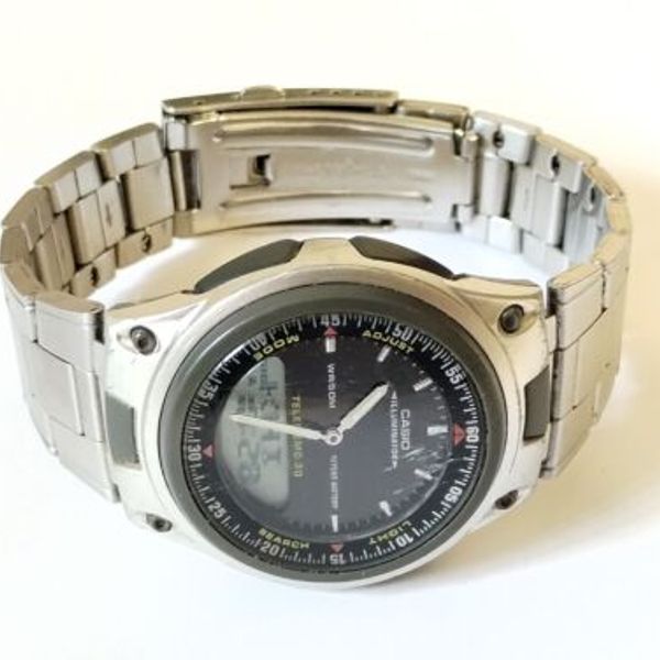 CASIO Illuminator 2747 AW-80 Quartz Analog Digital Men's Watch New ...