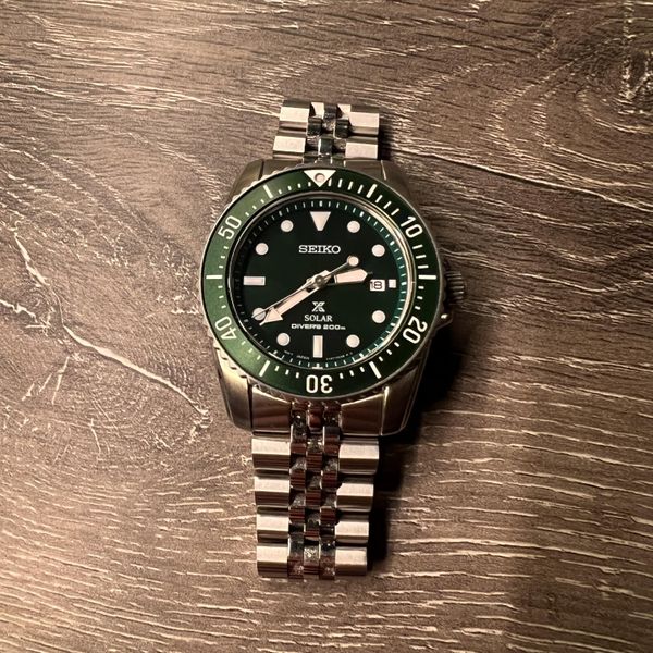 [WTS] Seiko Prospex Solar Diver SNE583 - Green | WatchCharts Marketplace