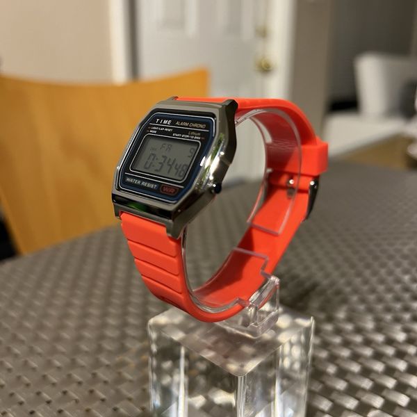 Casio F91WM-2A Custom mod A158 Stainless Steel Silver Frankenstein ...