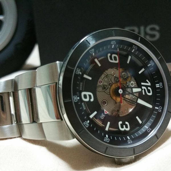 Oris TT1 Skeleton Engine Date with warranty | WatchCharts Marketplace