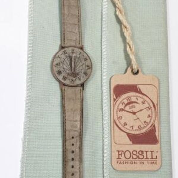 Fossil Sundial Wristwatch Vintage 1980s | WatchCharts Marketplace