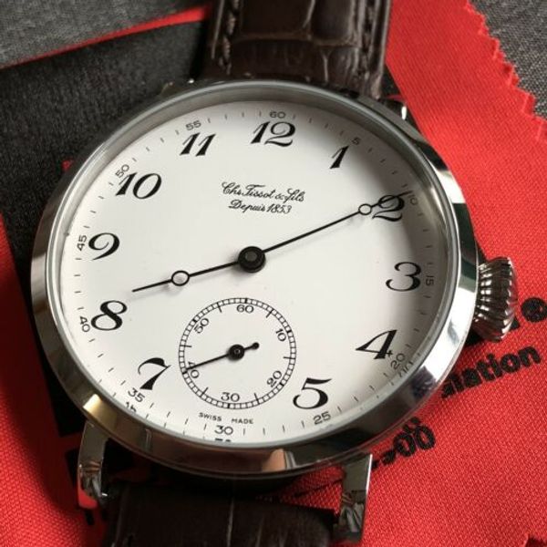 Swiss ETA 6498-1 Chs Tissot & Fils Depuis Pocket Watch Conversion 46mm ...