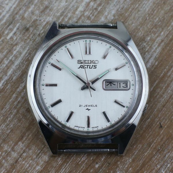 Seiko Actus Day Date 7019-8010 Automatic Mens Watch | WatchCharts