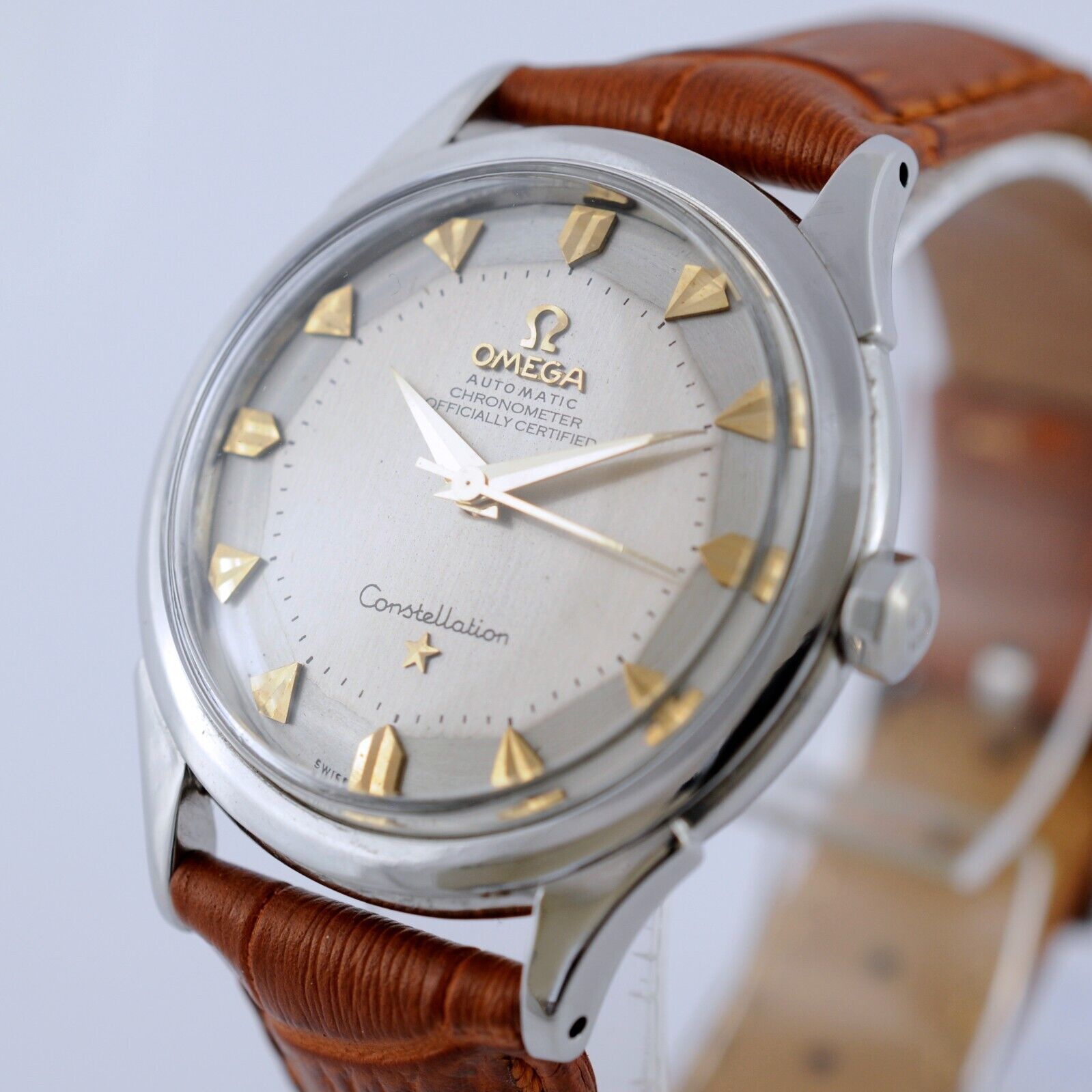 AUTHENTIC 1958' OMEGA CONSTELLATION PIE-PAN DIAL AUTOMATIC SERVICED REF ...