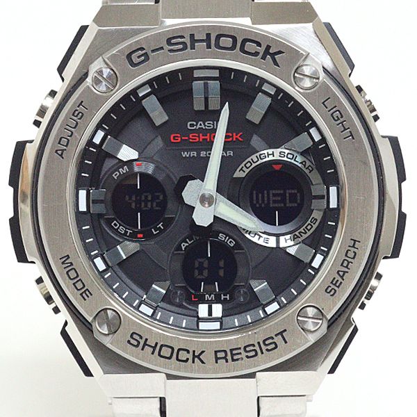 CASIO Casio men's watch G-SHOCK G steel G-STEEL overseas model GST ...