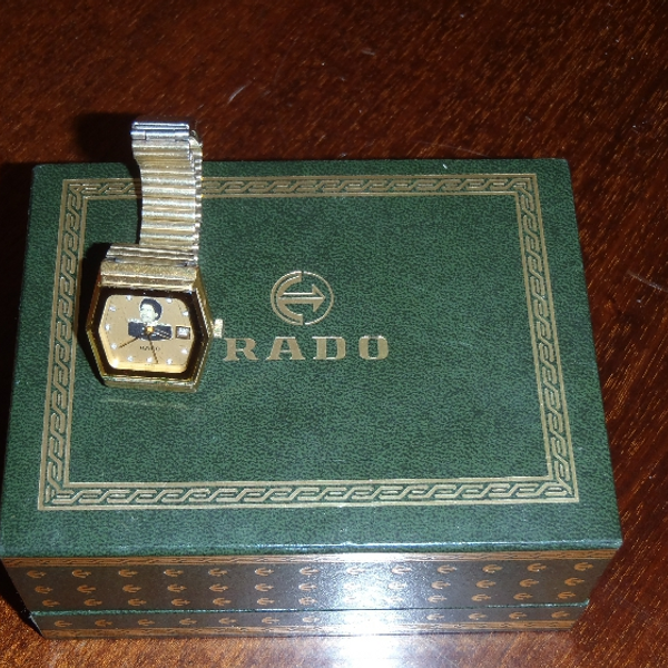 Rado diamonds Gadaffi/Watch with picture of Muammar Gaddafi,Vintage ...