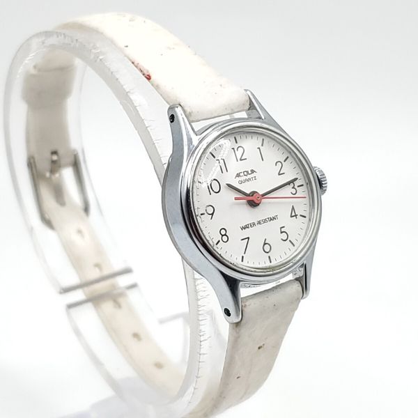 Vintage 1995 Acqua By Timex Quartz Watch Womens New Battery Silver Tone ...