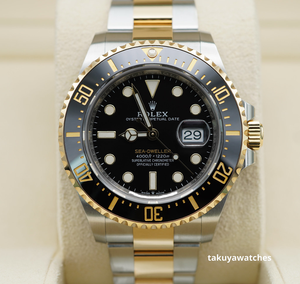 FSOT: Rolex 126603 SEA-DWELLER 18K YELLOW GOLD STEEL 43MM 2019 WARRANTY ...