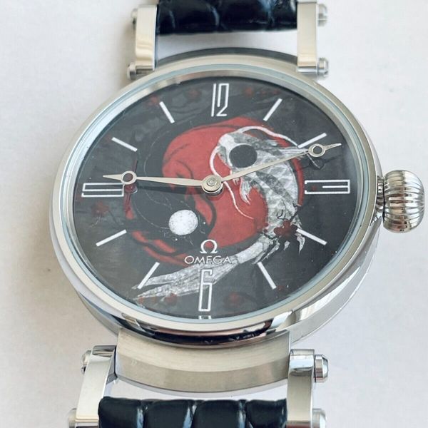 Vintage 1927 Omega Pocket movement Marriage Yin&Yang ART DECO Watch ...