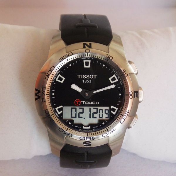 Watch Tissot T-Touch II T Touch 2 Stainless Steel Steel t047.420.17.051 ...