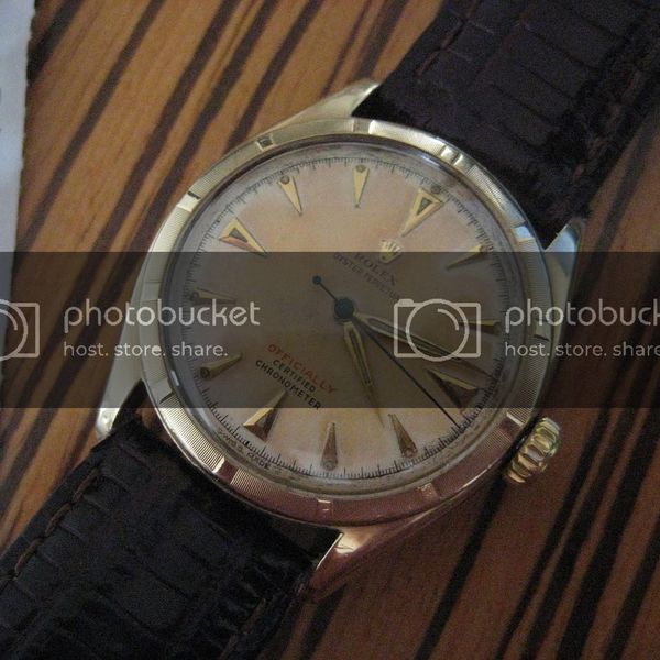 Fs: rolex 6085 in solid gold and special original dial | WatchCharts ...