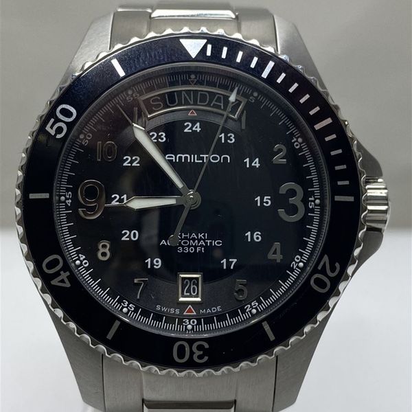 [Used] HAMILTON Khaki Scuba Day-Date / Self-winding watch / Analog ...