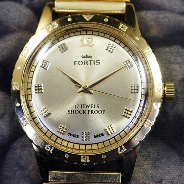 FORTIS MECHANICAL WINDING GP CASE SWISS MADE MEN'S USED WATCH / WORKING ...