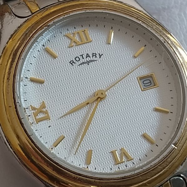 Rotary Mens Gold And Silver Wristwatch Working | WatchCharts Marketplace