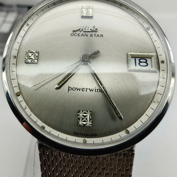 Vintage Mido Ocean Star Powerwind Automatic Vintage Watch | WatchCharts ...