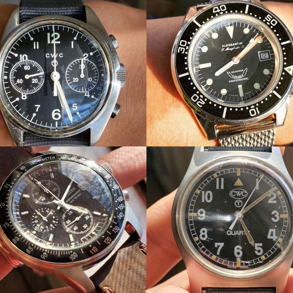 FS Only: Jason Heaton's CWC RAF Chronograph, Tritium Squale, Tritium ...