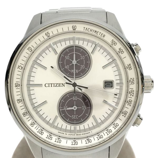 [Used] Citizen Solar Watch/Analog/Stainless Steel/SLV/SLV/SS [Clothing Accessories, etc ...