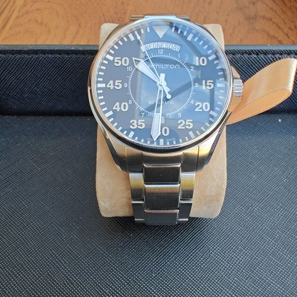 Hamilton Khaki Aviation Men's Watch - H64615135 | WatchCharts Marketplace