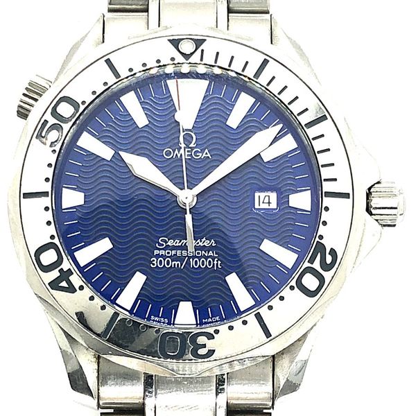 [Used] OMEGA Seamaster Diver 300M / SS / Analog / Stainless Steel / BLU ...