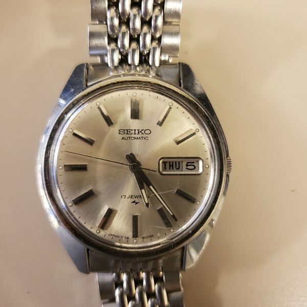VINTAGE SEIKO AUTOMATIC 7006-8007 17 JEWEL Watch Day Date | WatchCharts Marketplace
