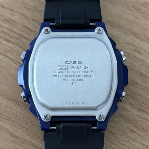 Casio Tough Solar Digital Watch, Tidal & Moon Phase, Black, 100m Water ...